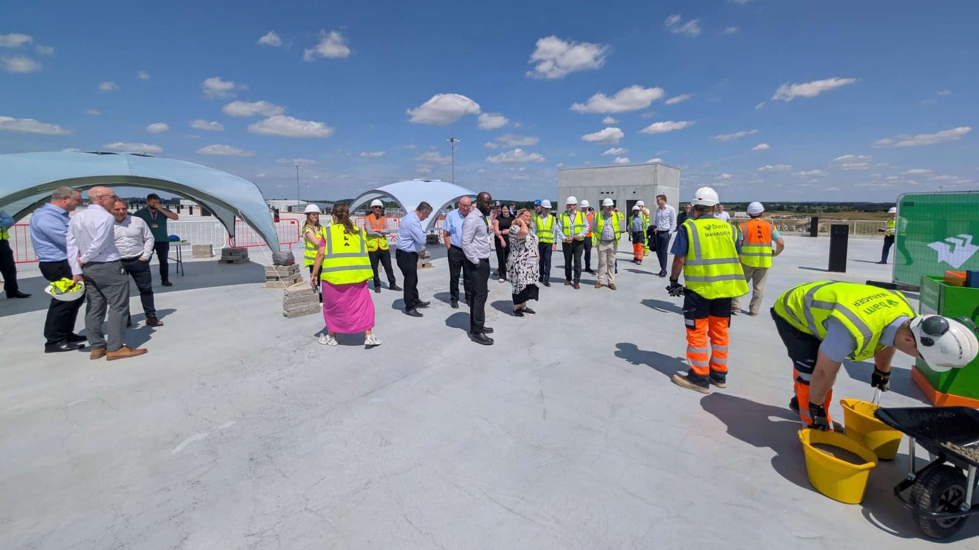 Luton Airport Topping Out Ceremony - MNP